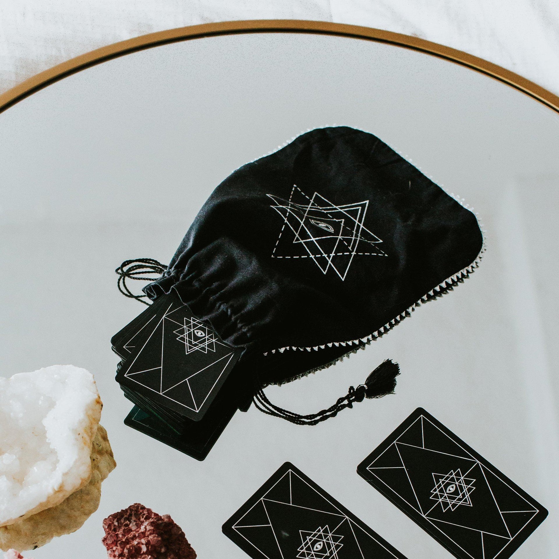 Large Tarot Drawstring Bag / Pouch | Synesthesia Tarot